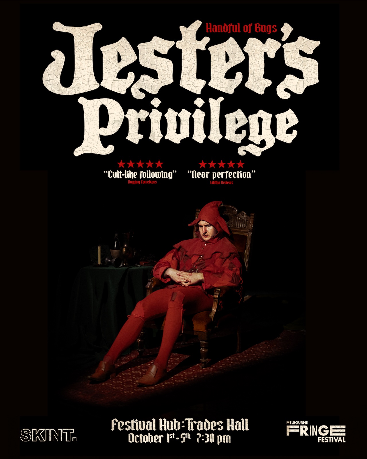 Melbourne Fringe review: Jester’s Privilege – R L Smith
